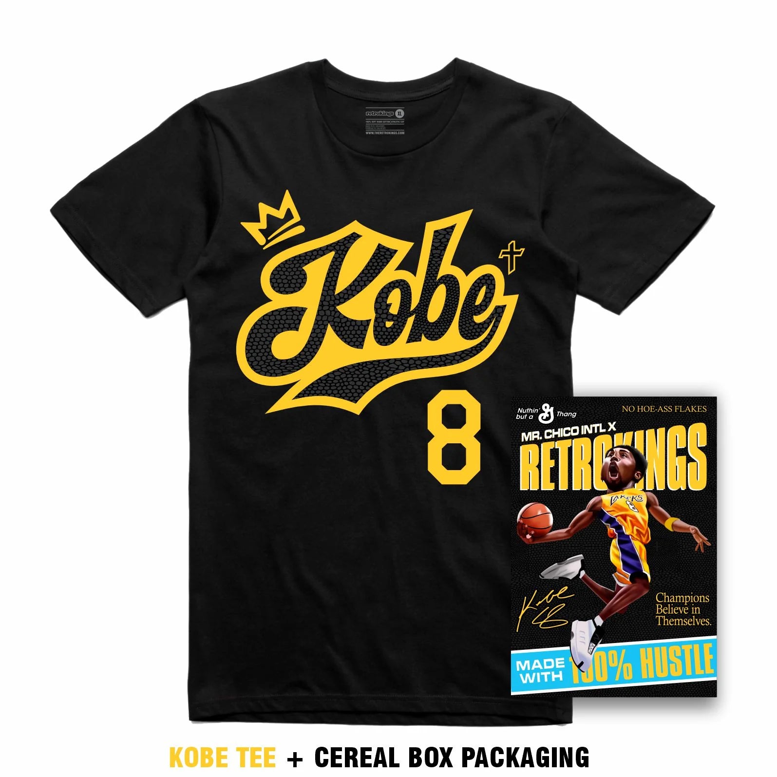 Retro Kobe Cereal Box Tee – Stadium Status